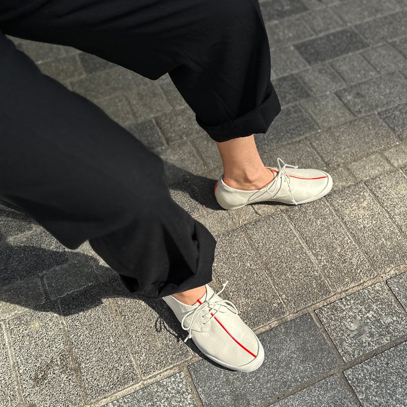 GEEK Fast Gesso | Ivory Leather Sneakers | Tracey Neuls